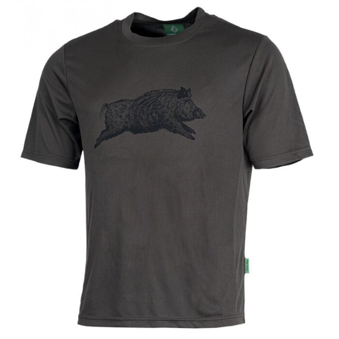 Tee-Shirt de Chasse Treeland Vert Sanglier